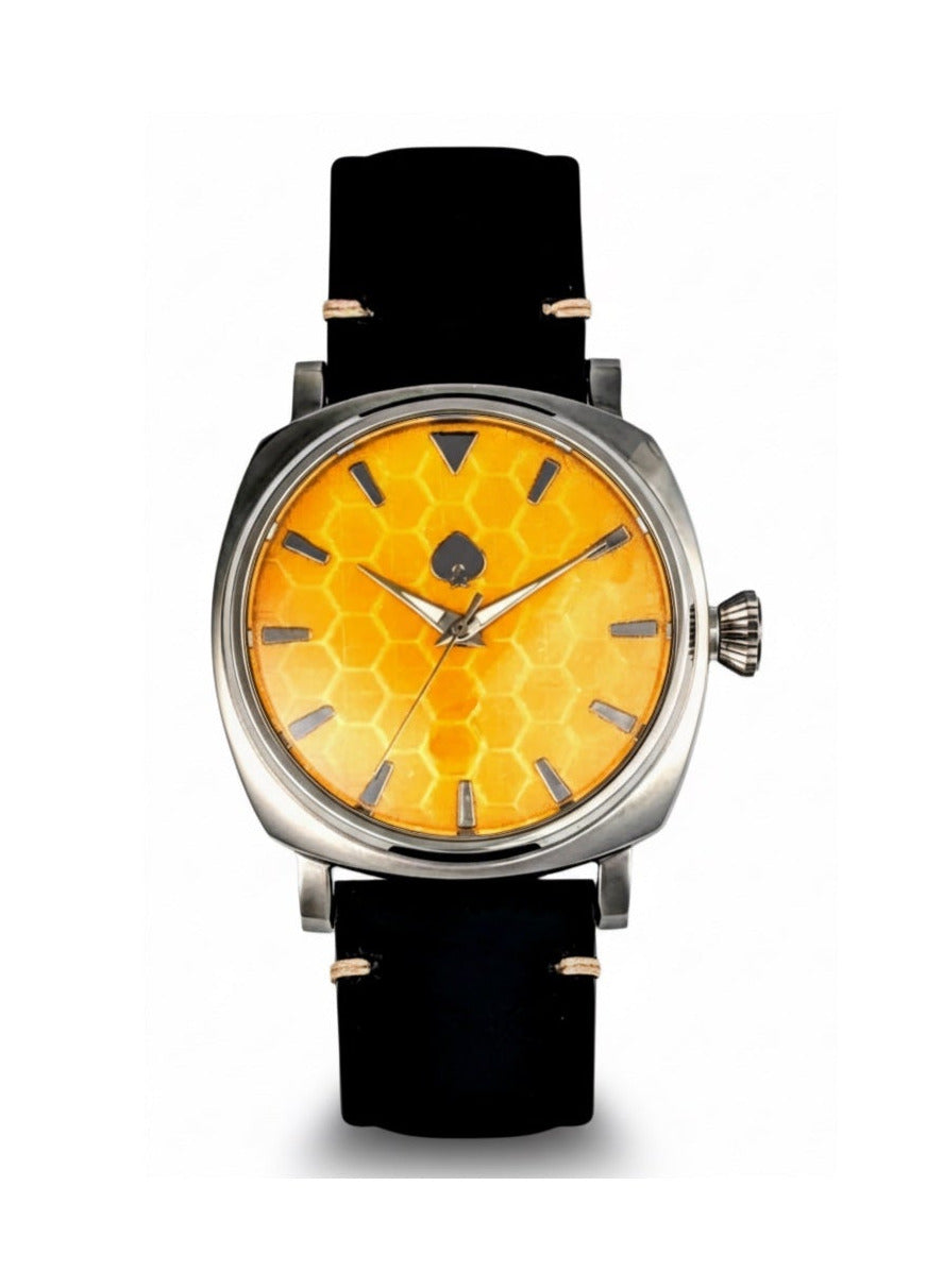 Honeycomb - Automatic Watch Gold Dial – PAROS